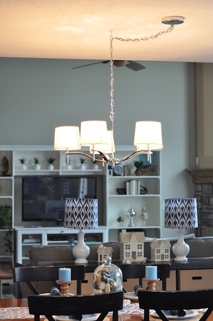 How to Center a Dining Room Light | Jen Gallacher