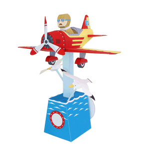 Traveling Pilot Paper Automata | Papercraft Paradise | PaperCrafts ...