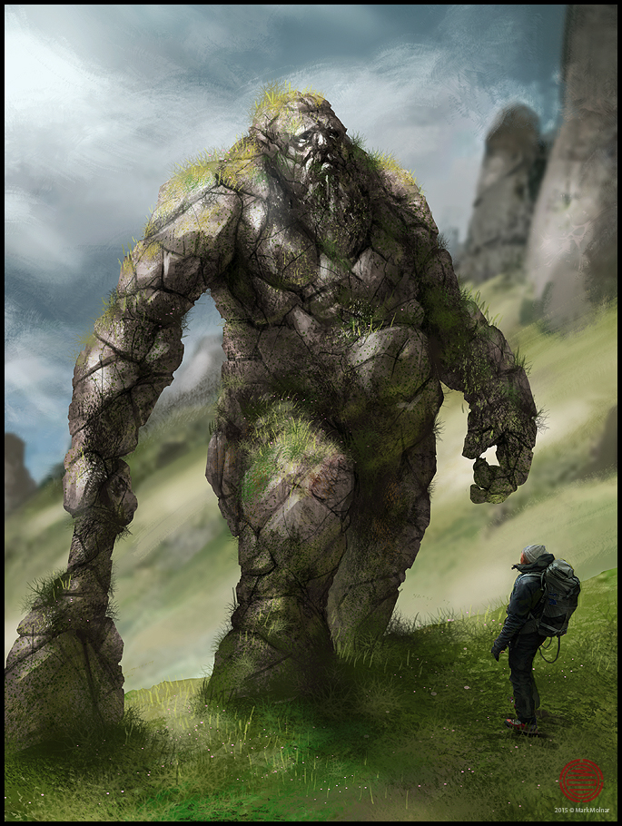 Mark Molnar - Sketchblog of Concept Art and Illustration Works: Stone Giant
