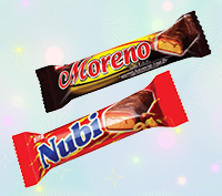 Golosinas de Bifa: Admire Wafer, Nubi & Moreno.