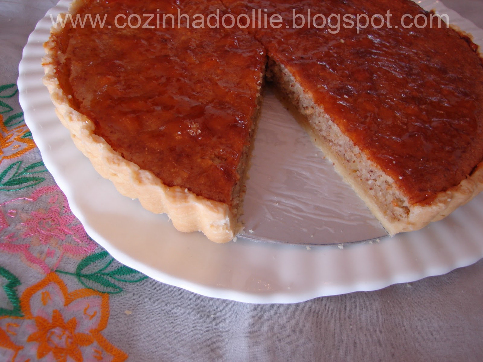 Cozinha do Ollie: Frangipane Tart (Torta de Amendoa)