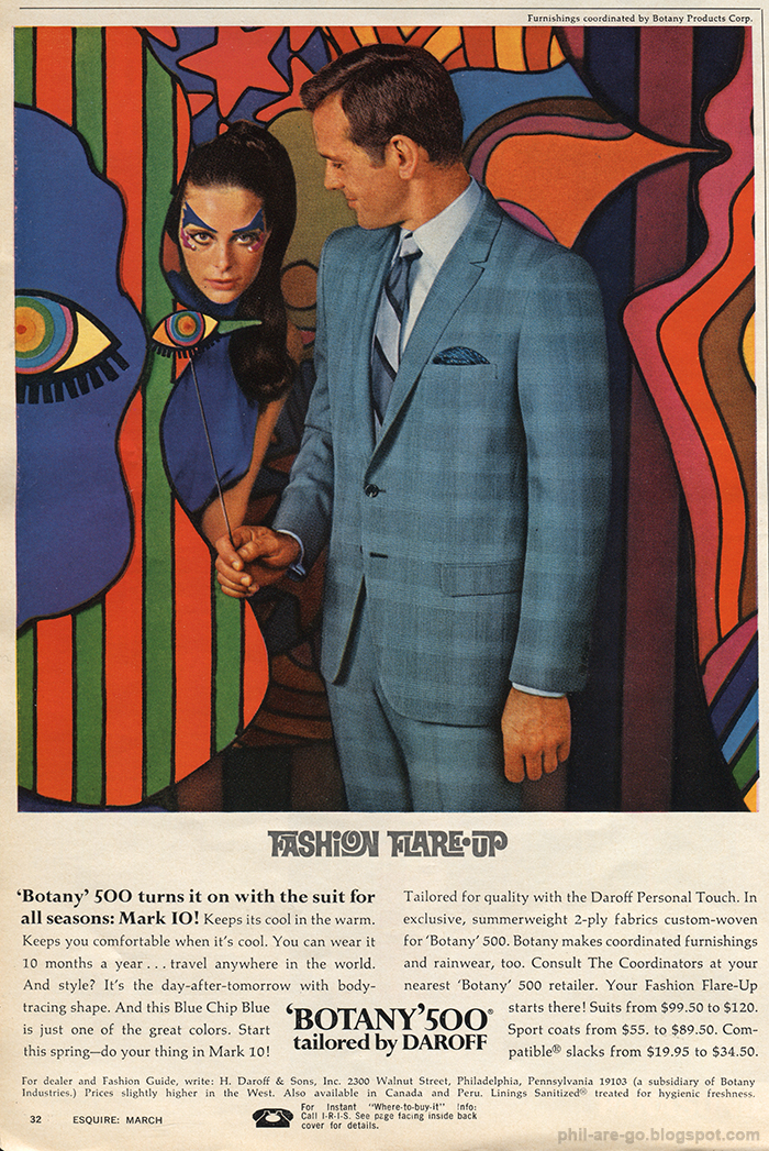 Phil Are Go!: Botany 500 - Fashion Flare-Up.