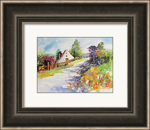 Rae Andrews : Frayssinet Beauty..Watercolor..Texas Artist..Rae Andrews