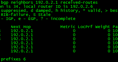 Network Galaxy: BGP Route Refresh and Soft-Reconfiguration for Inbound ...
