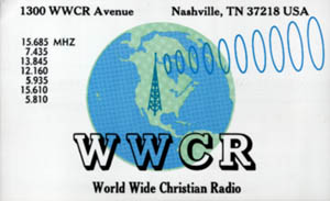 Shortwave Central: WWCR Winter Frequency Schedule