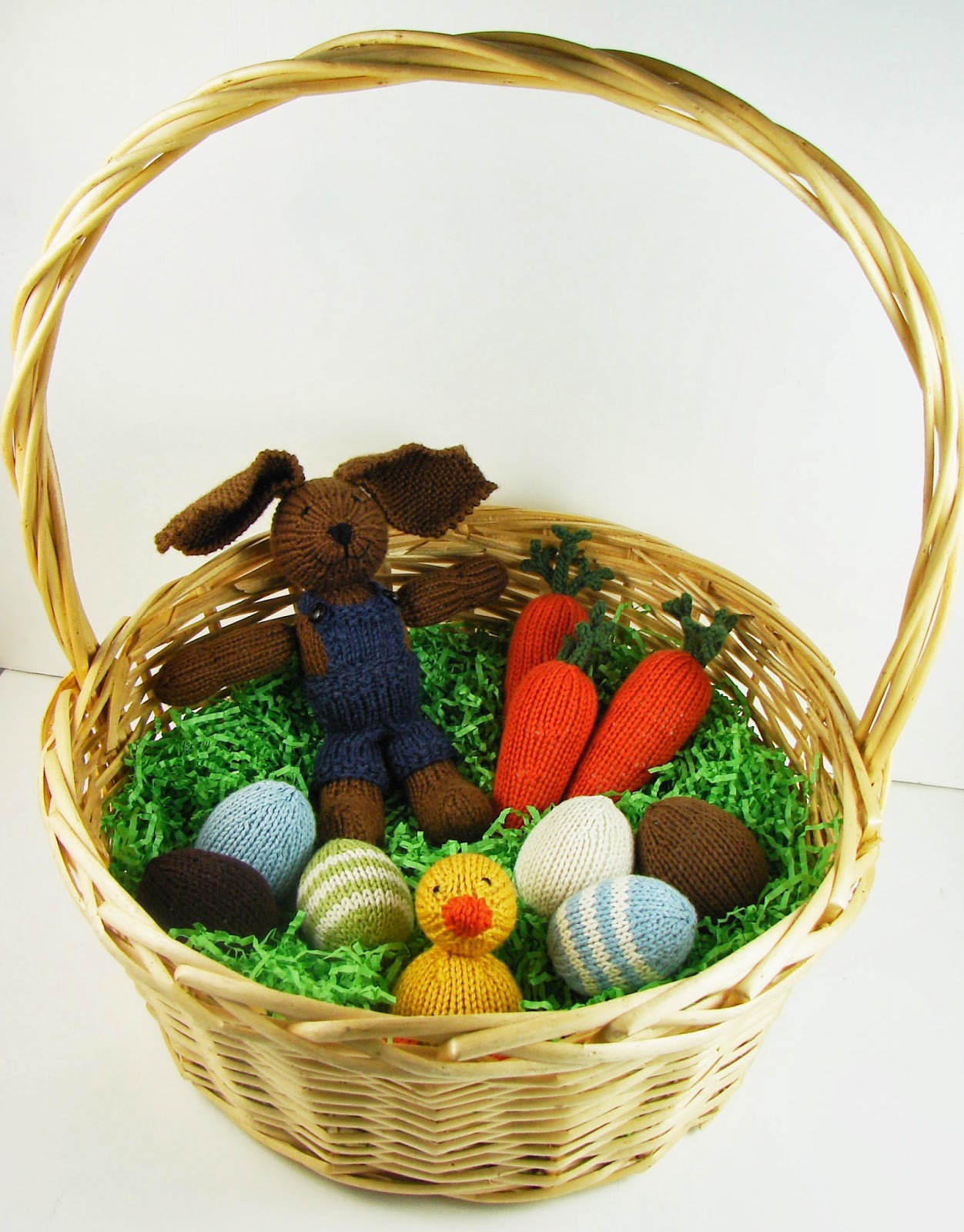 A boy's knitted Easter