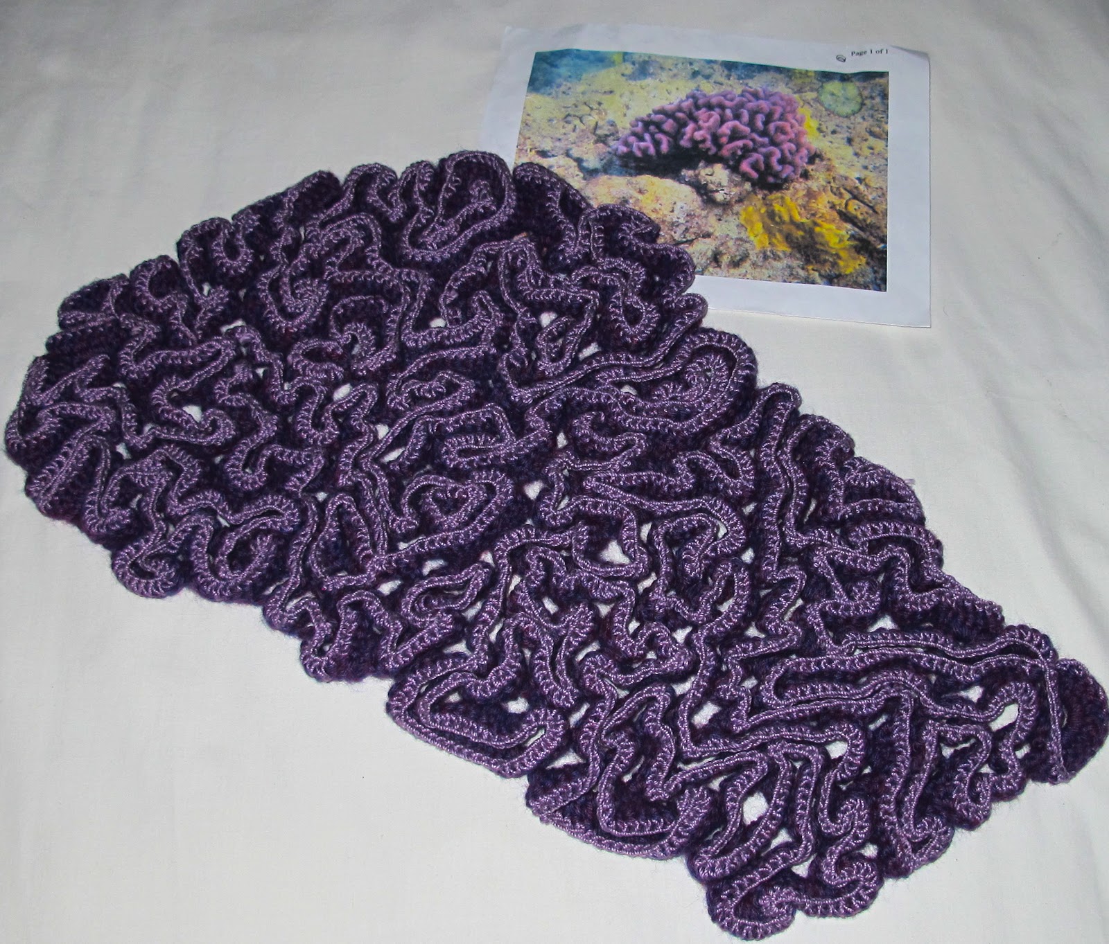 The Maine Reef: Crochet Brain Coral & Sea Urchins