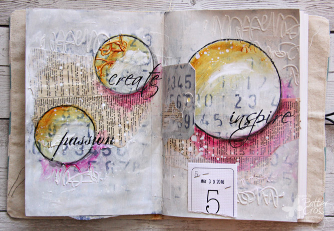 Triple the Scraps: Art {Journaling} Inspiration Journal iw4.27.16