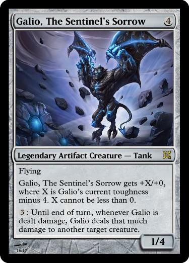 Bob's MTG Created Card Blog: Bob - LoL Card of the Day: Galio