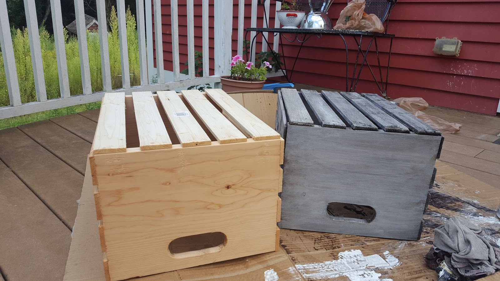 Transform Your Crates With A Distressed Look