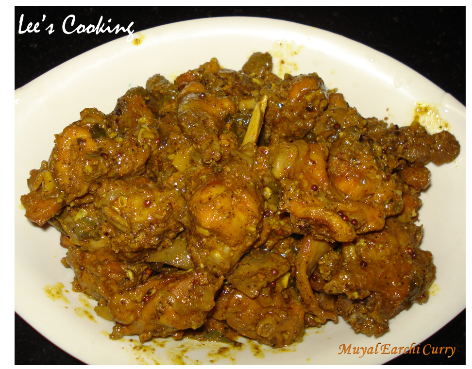 Lee’s Culinary Experiments : Muyal earchi Curry / Rabbit meat curry