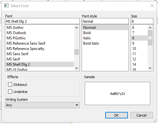 Cara menampilkan Font dialog pada window GUI python menggunakan PySide ...