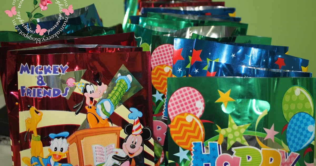 Sweetmama: B'day Bash Zaquan&Ziqry | Goodies Bag & Apam Polkadot!