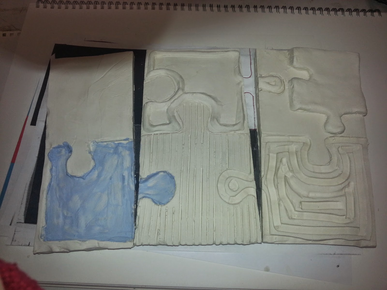Art and Design: Low Relief Clay Tiles & 3D ceramic