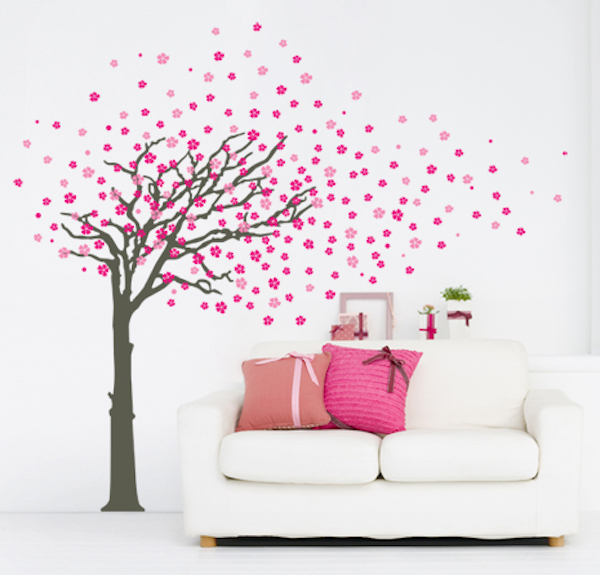 Evergreen Orange, adesivi murali Italiani facili e veloci | La gatta ...