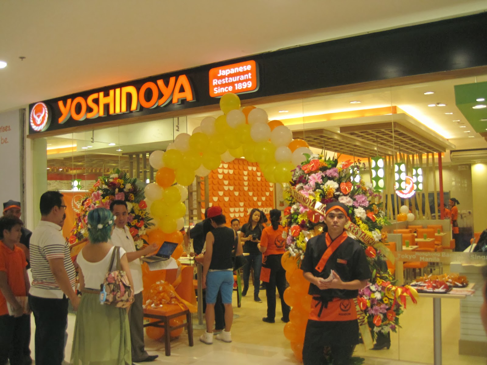 YOSHINOYA in Ayala Fairview Terraces Launch