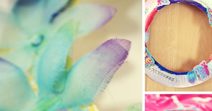 Mama Pea Pod: {Spring Wreath Flower Fairy Crowns Quick Craft}