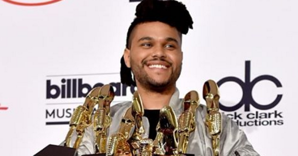 The Weekend makes history as he wins 8 Billboard Music Awards