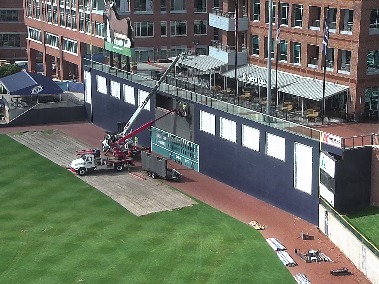 Watching Durham Bulls Baseball: Sodbusting