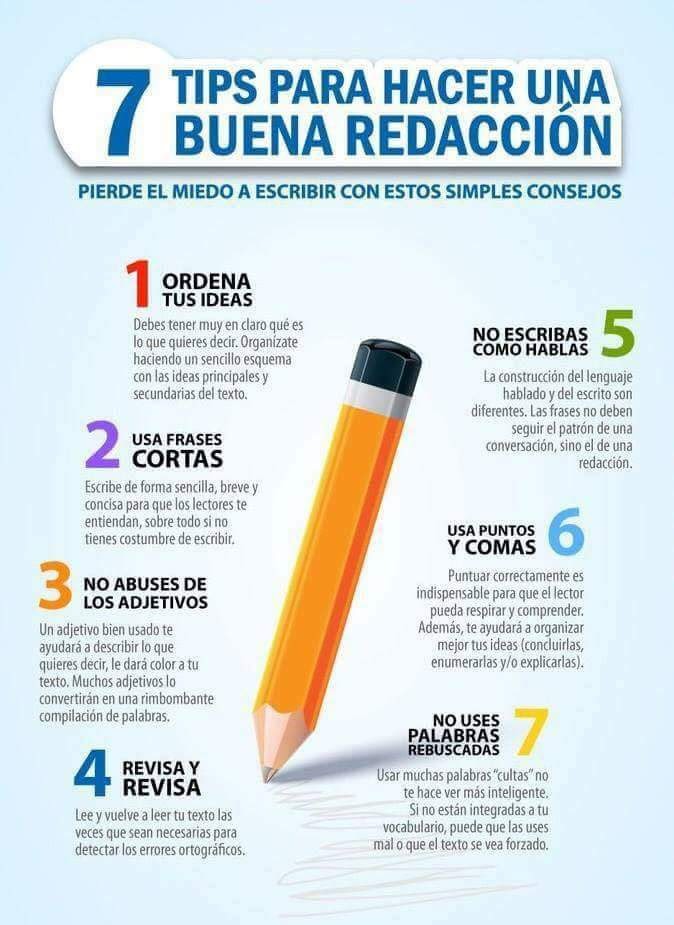 7 CONSEJOS PARA REDACTAR BIEN.
