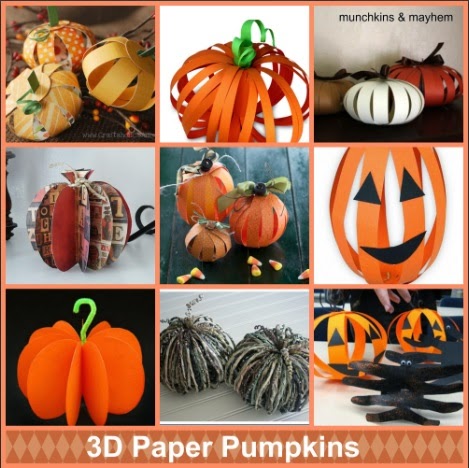 3D Paper Pumpkin | Munchkins and Mayhem