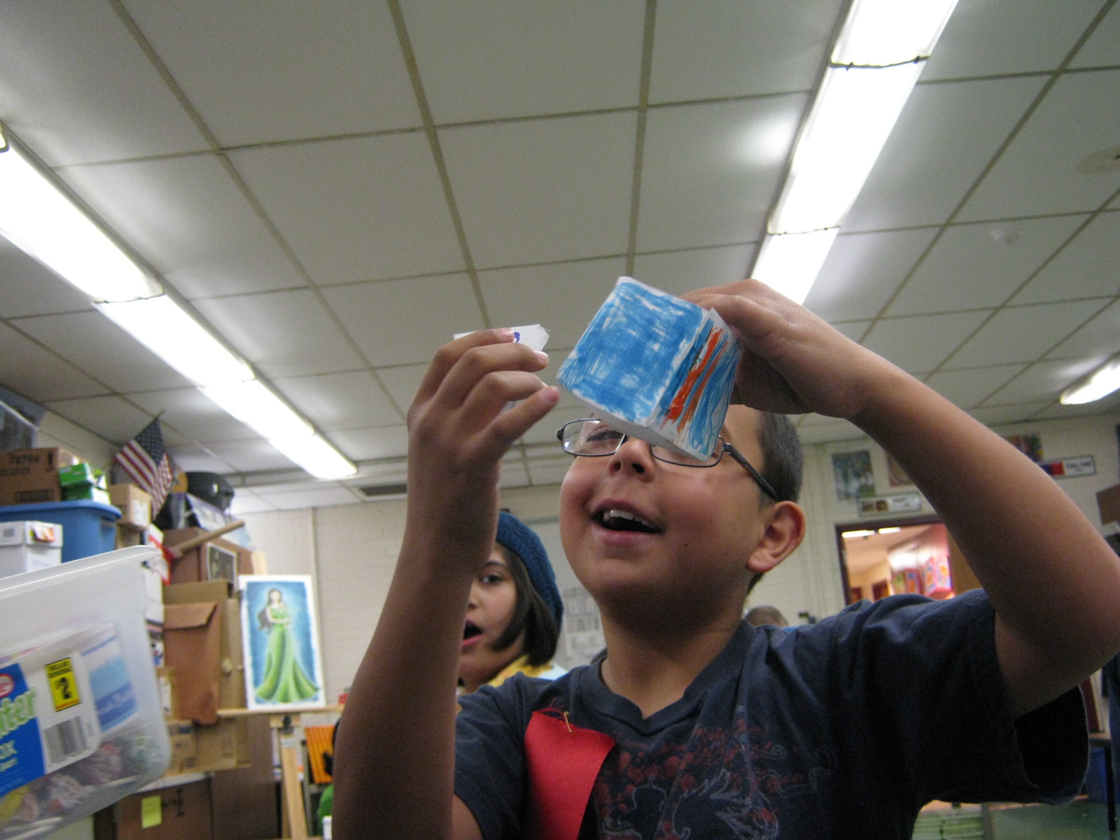 Tales from the Traveling Art Teacher!: Boxes of Hope with 4th Grade