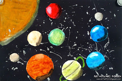 Oil Pastel Solar System - Part 2 (5th) | Art with Mrs. Nguyen