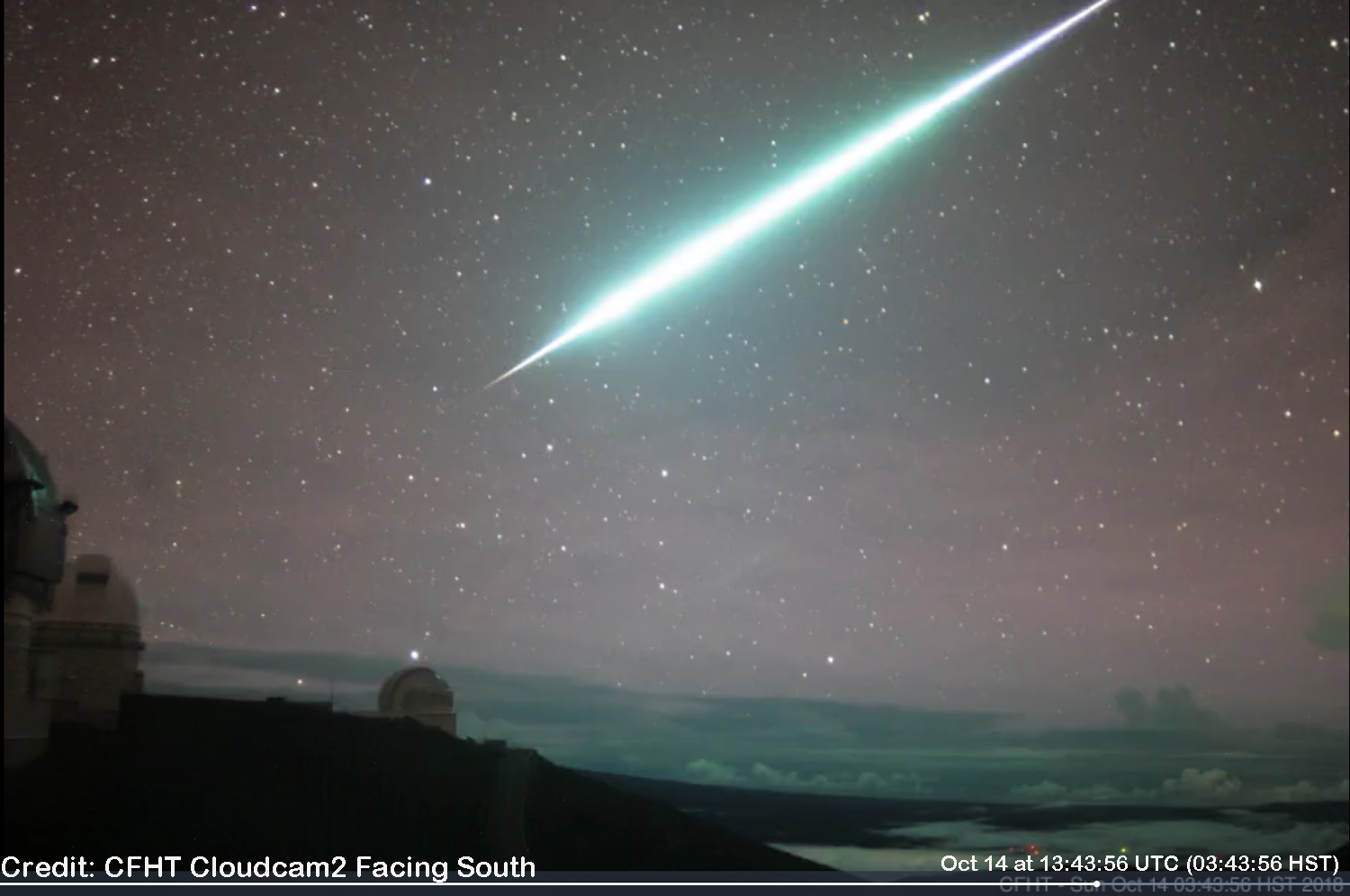esplaobs: HUGE GREEN FIREBALL NEAR MAUNAKEA OBSERVATORY Taken by ...
