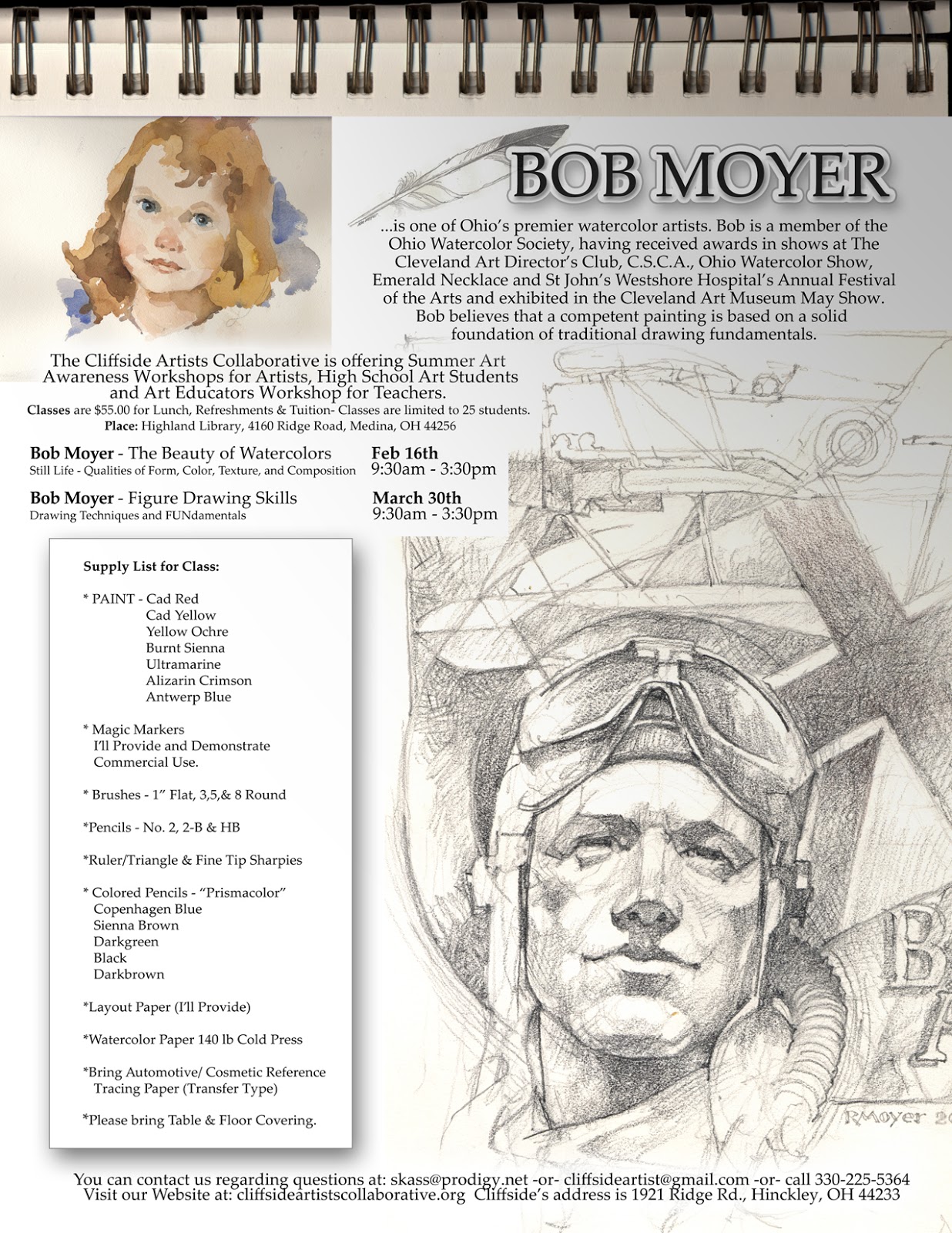 Hudson Society of Artists: Watercolor Workshops with Cathy Welner and ...