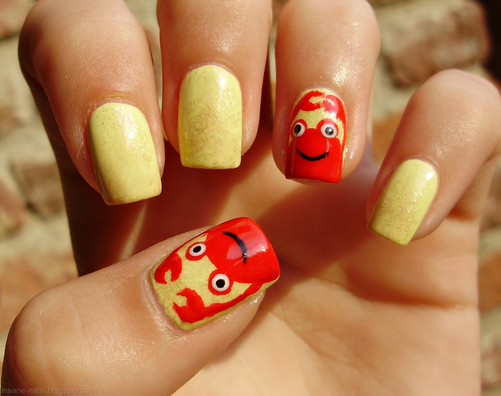 Happy crab nails :) - insane4nails