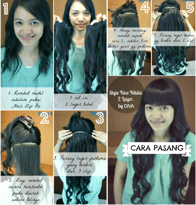Kanubeea Hair Clip: Cara Pasang Hair Clip Dan Variasi Gaya Rambut ...