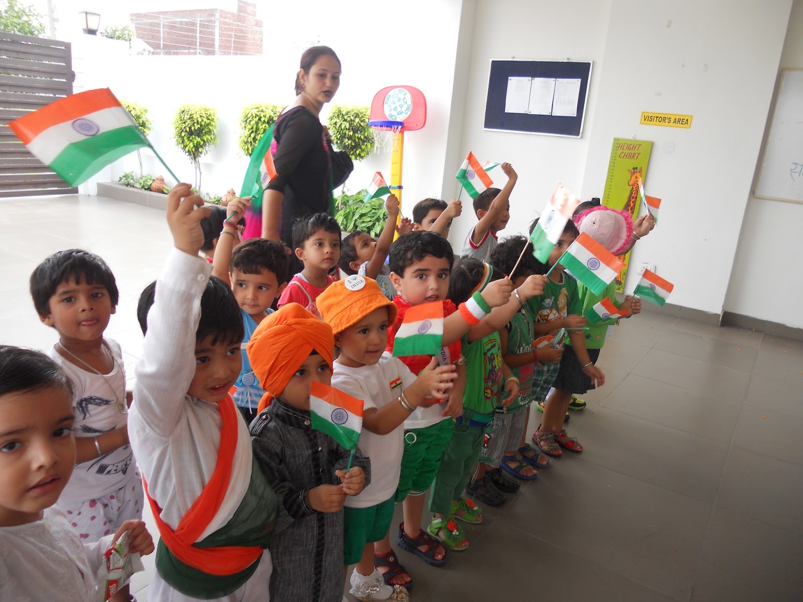 Kids Planet A preschool: Independence Day celebration