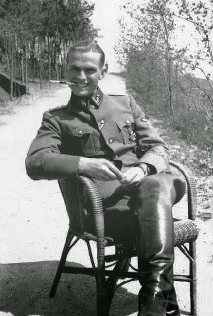 NAZI JERMAN: Foto Max Wünsche, Perwira Divisi LSSAH dan HJ