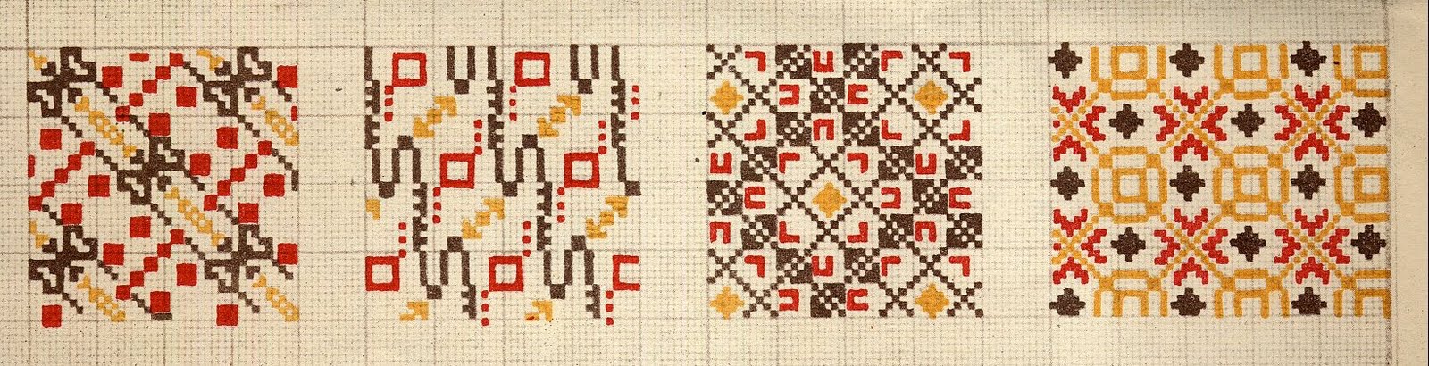 FolkCostume&Embroidery: Designs by Ž. Ventaskrasts, Latvia