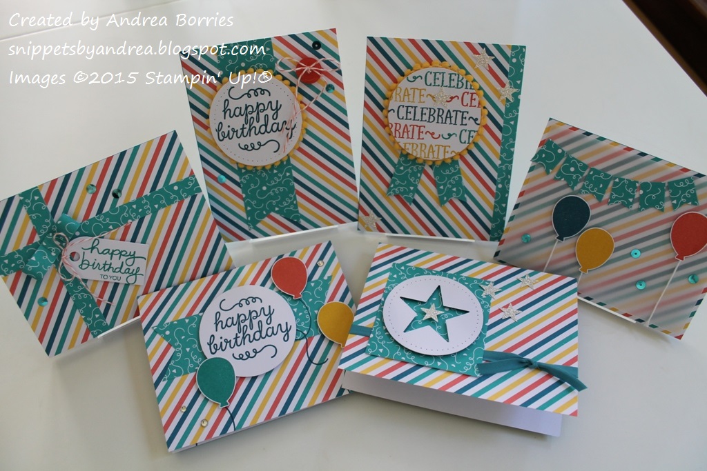 Snippets: May 2015 Paper Pumpkin: Alternate card designs