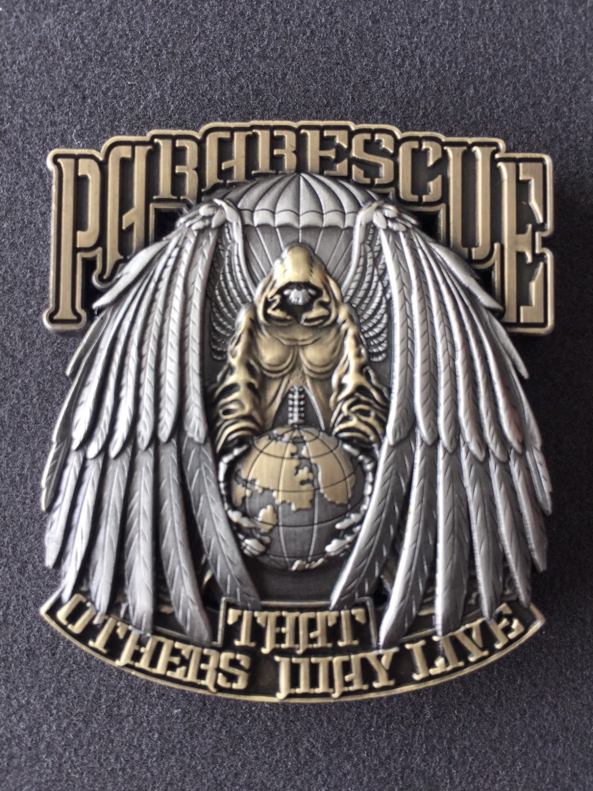 THE USAF RESCUE COLLECTION: USAF Pararescue Challenge Coin