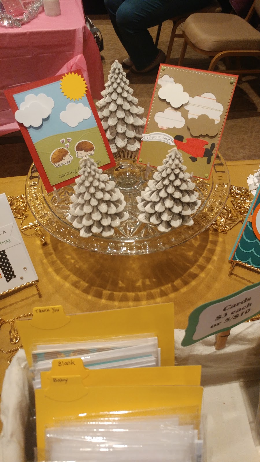 Hydrangeas and Harmony: Christmas Craft Show Display