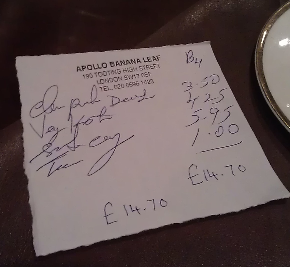 Ethnic Eating in London: Apollo Banana Leaf: A Fiery, Sri Lankan Gem in ...