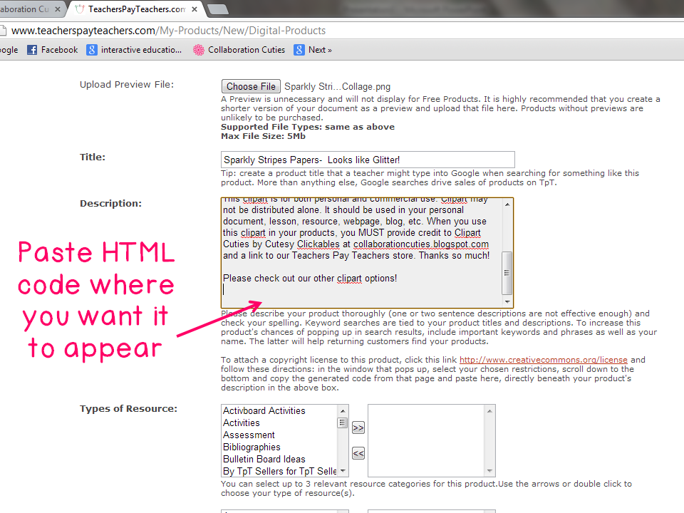 Collaboration Cuties: How to put a Hyperlink in your TpT Product ...