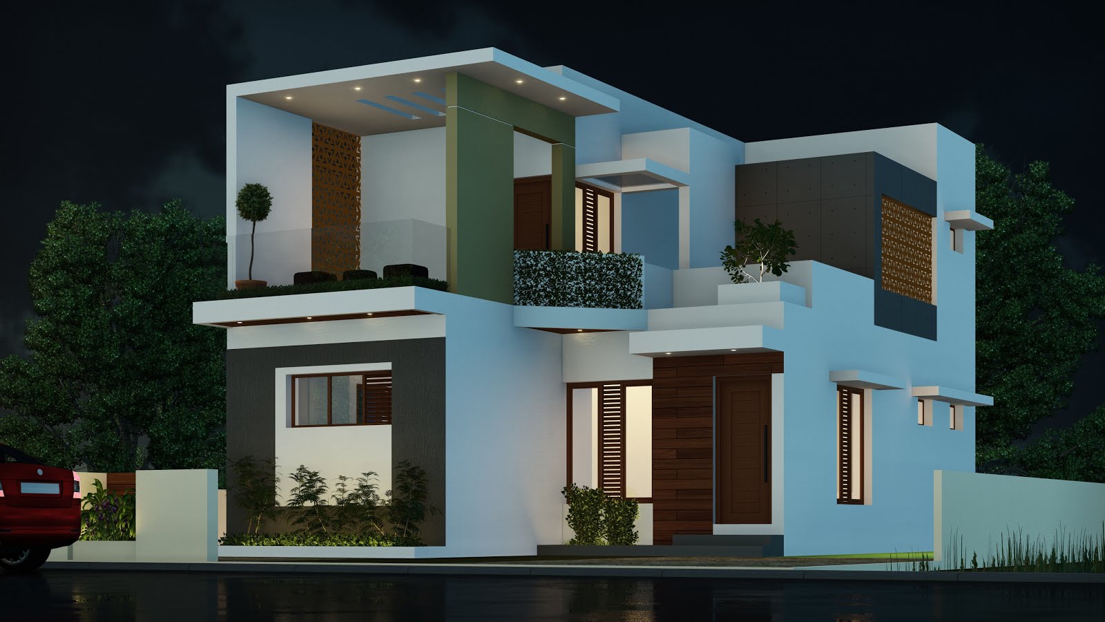 KERALA HOME DESIGNS -VEEDU DESIGNS: Minimalist Home Design Spade ...