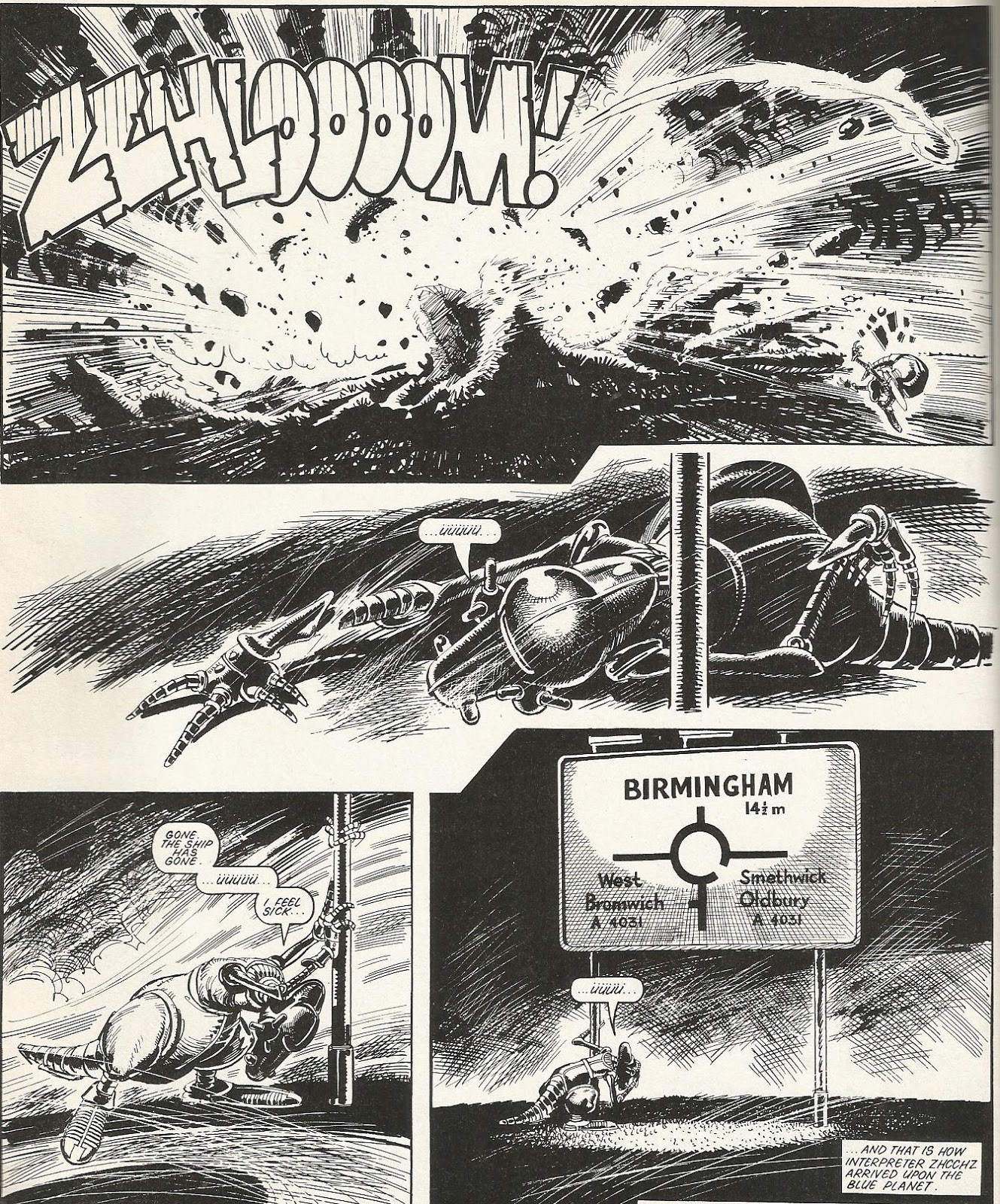 Thoughts Of A Workshy Fop: Alan Moore Obscurities: Skizz (2000AD #308-330)