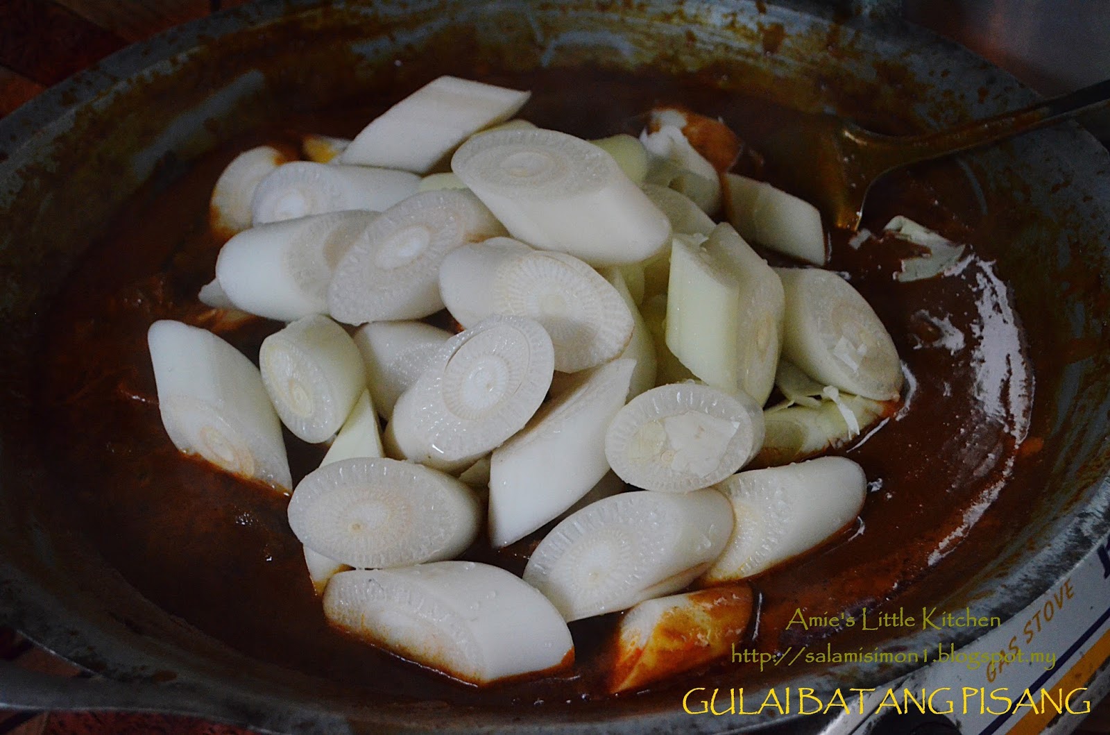 Gulai Batang Pisang - Amie's Little Kitchen