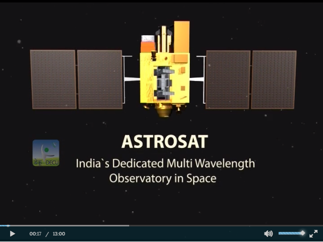 The Commercial Space Blog: ASTROSAT Launches from Satish Dhawan Space ...