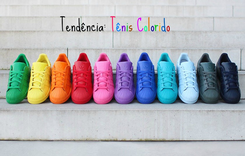 Tayná Marques: TENDÊNCIA: Tênis Colorido!