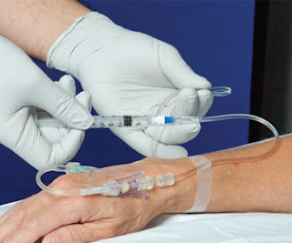 Adding IV Push Medications Through an Infusing Primary IV Line ~ Nursing