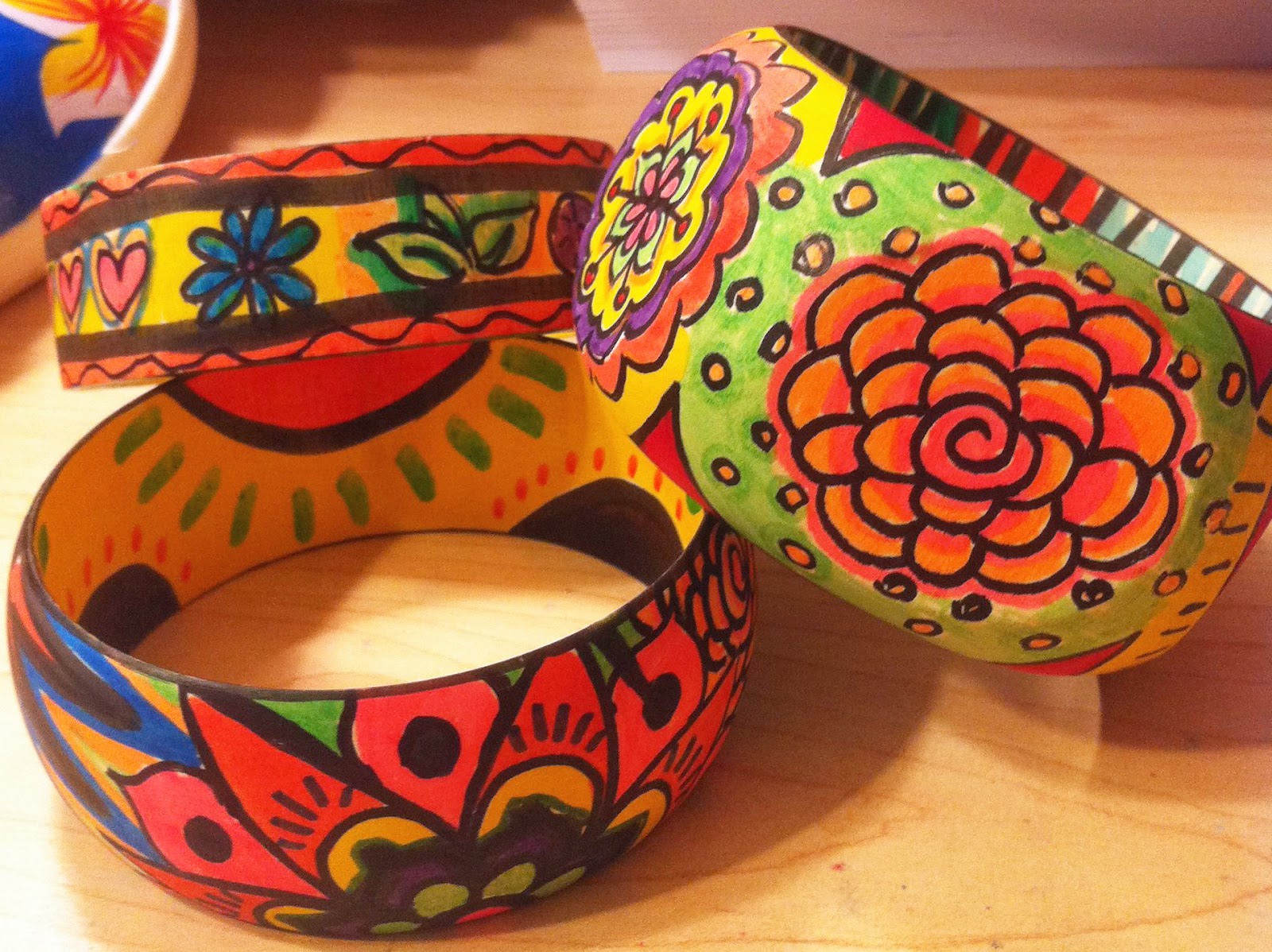 Crafty Chica Art Cruise!: Things to make with DIY Bangles!
