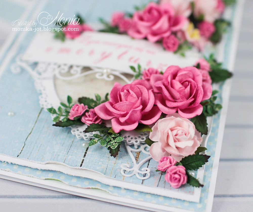 Wild Orchid Crafts: Card with roses