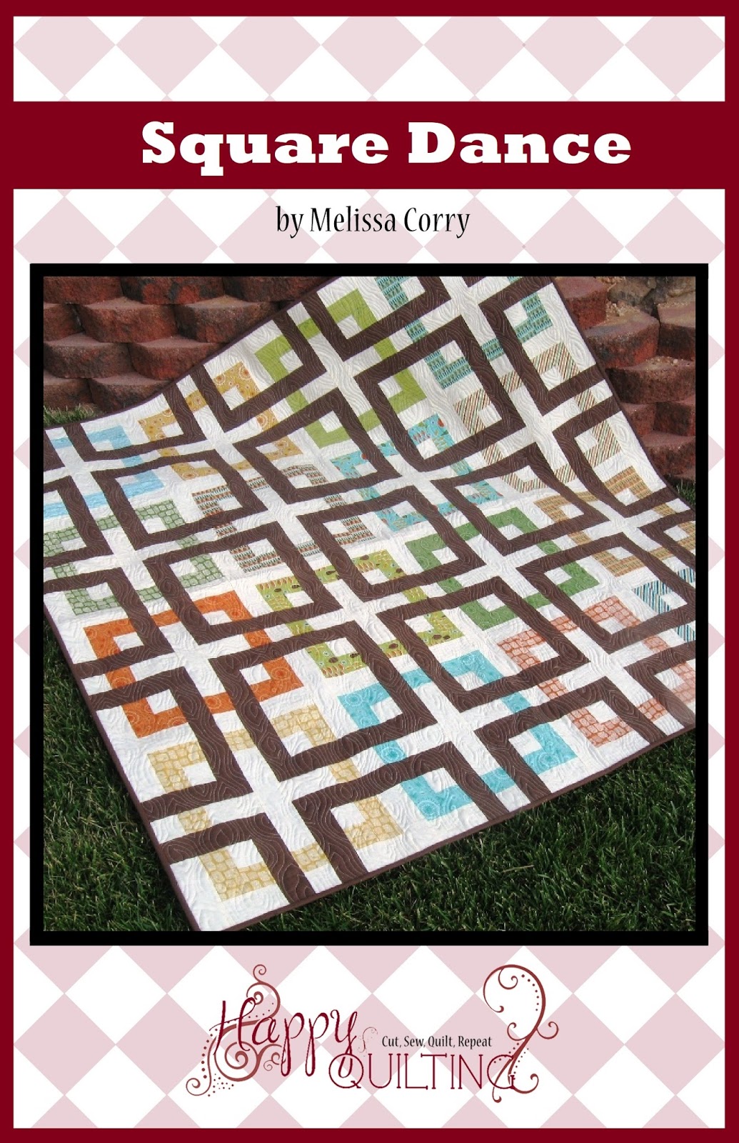 Happy Quilting: Square Dance - A Finished Quilt and a New Pattern