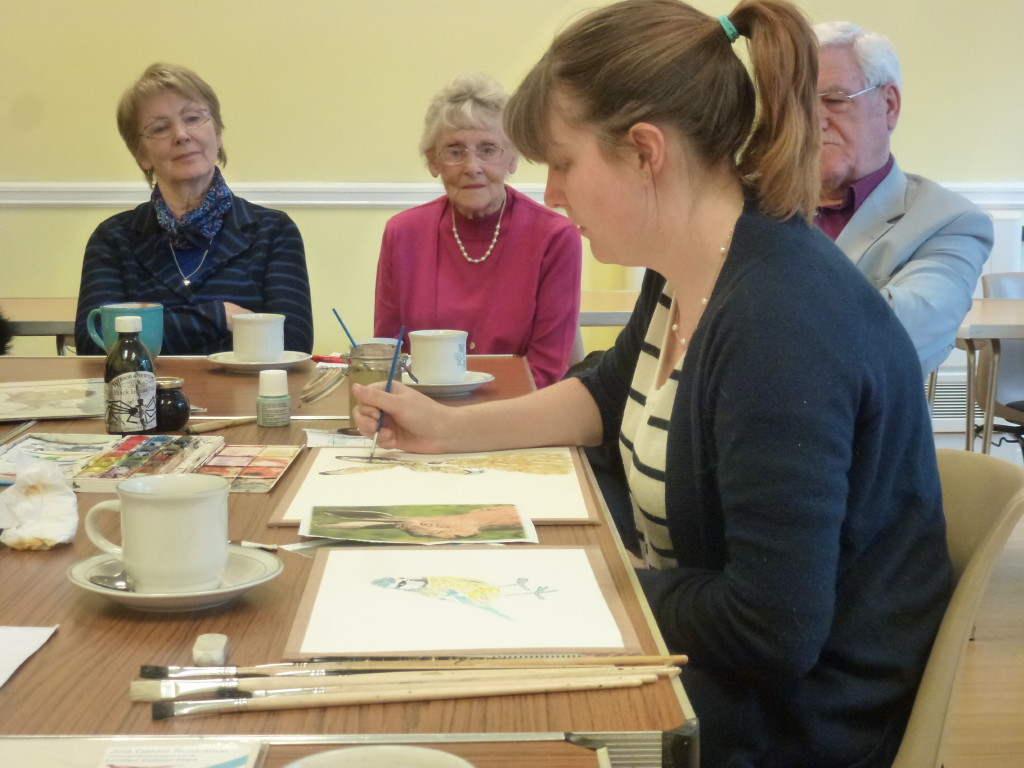 Malcolm Coils: Judy Hurst and Jina Gelder demonstrators