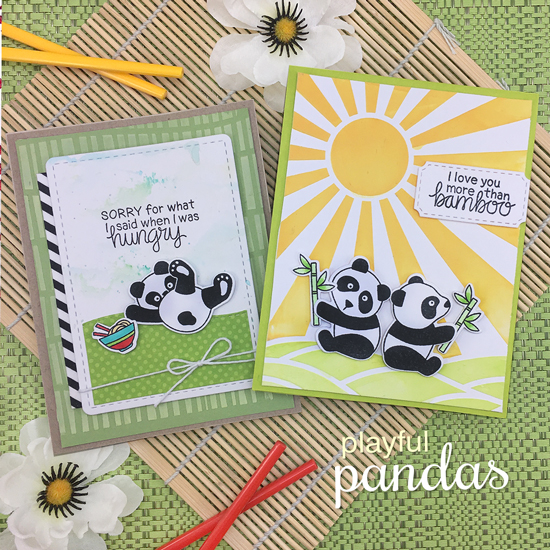 Newton's Nook Designs: June Reveals - Day 1 - Playful Pandas Stamp Set ...